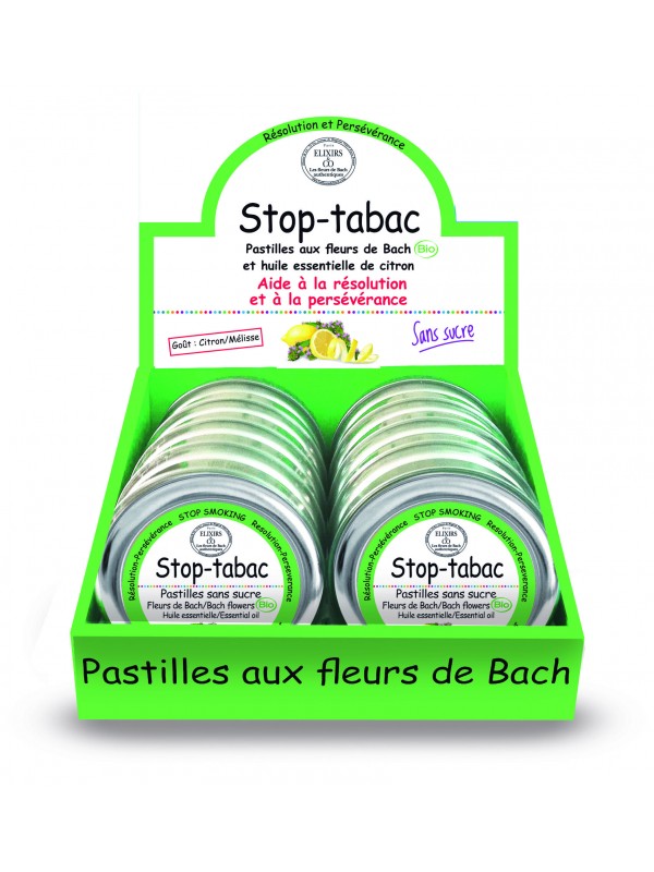 Pastille Stop-Tabac aux Fleurs de Bach bio Elixirs & Co - Good eeffee